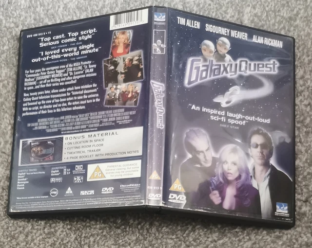 GALAXY QUEST DVD Sci-fi Comedy Film Movie Tim Allen, Parisot (DIR) £3. ...