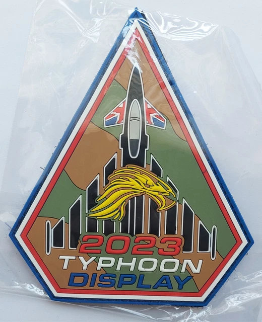 29 SQN RAF Typhoon Display Team 2023 Anarchy 1 Blackjack PVC Patch £34. ...