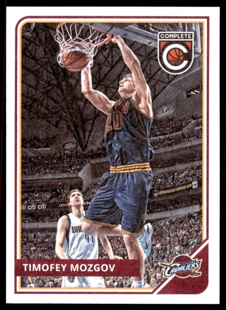 2015-16 PANINI COMPLETE - Timofey Mozgov 100 Cleveland Cavaliers #125 ...