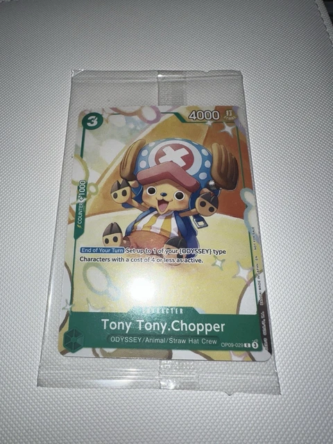 GAMESCOM 2025 ONE Piece TCG Tony Tony Chopper Promo Card OP09-029 Sealed EUR 19,99 - PicClick DE