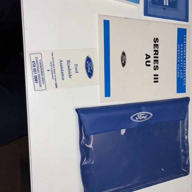 FORD FALCON AU Log Books And Owners Manual $120.00 - PicClick AU