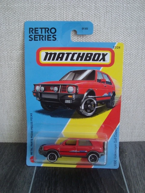 MATCHBOX RETRO SERIES 1990 VW VOLKSWAGEN GOLF COUNTRY Mint On Card £5. ...