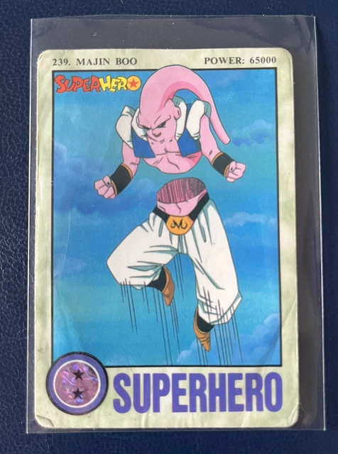 CARTE DRAGON BALL Super Hero Card 239 Majin Boo #239 1995 Part 6 DBZ ...