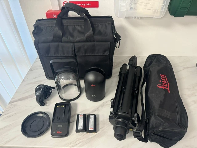 LEICA BLK360 LASER Scanner + Tripod + Battaries + Chargers + Carry Bag ...