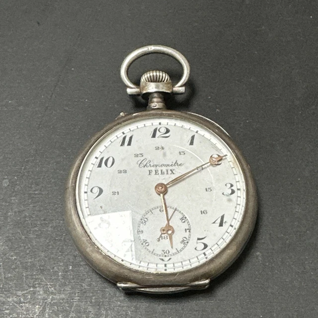 ANCIENNE MONTRE GOUSSET mecanique argent massif chronomètre FELIX EUR 31,50 - PicClick FR