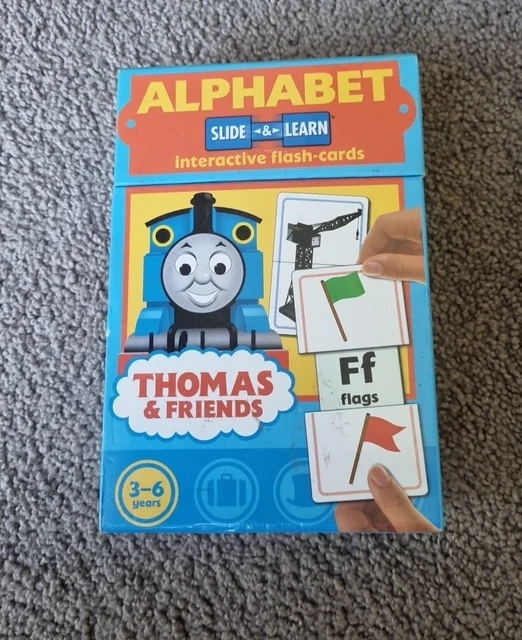 THOMAS & FRIENDS Slide & Learn Alphabet Interactive Flash Cards Ages 3 ...