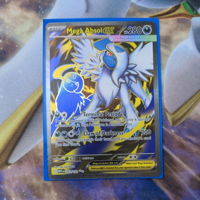 MEGA ABSOL EX 161/132 Mega Evolution Pokemon card Full Art Ultra Rare ...