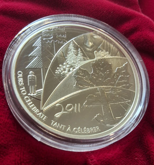 RARE 2011 RCM Royal Canadian Mint Employee Medal 1oz 999 Silver $239.00 ...