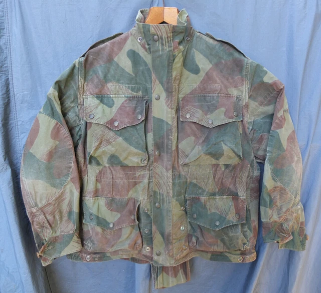 BELGIAN SAS PARATROOPER Smock Size L 1956 Denison Brush Stroke Airborne ...