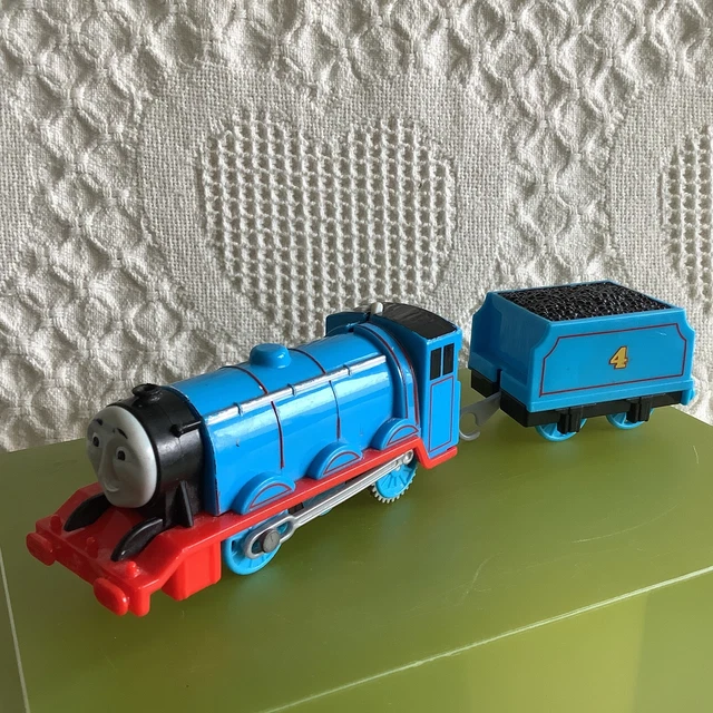 THOMAS FRIENDS TRACKMASTER Gordon Train Engine Motorized 2013 #4 Tender ...