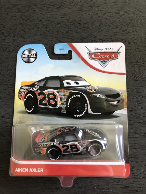 MATTEL DISNEY PIXAR Cars Aiken Axler - Metal Series Diecast Car 1:55 ...