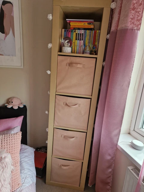 IKEA BEECH EXPEDIT Kallax 5 Cube Storage Unit £15.00 - PicClick UK