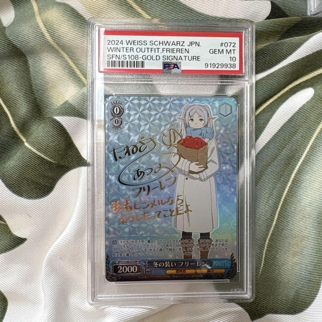 PSA 10 WEISS Schwarz Frieren Beyond Journey's End SFN/S108-072SP Signed SP F/S $318.77 - PicClick CA