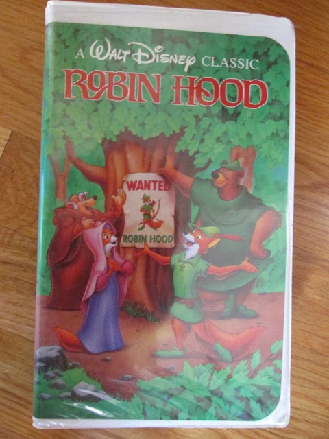 Rare Walt Disney Classic Robin Hood 1189 Vhs Black Diamond 83 Minute 8692