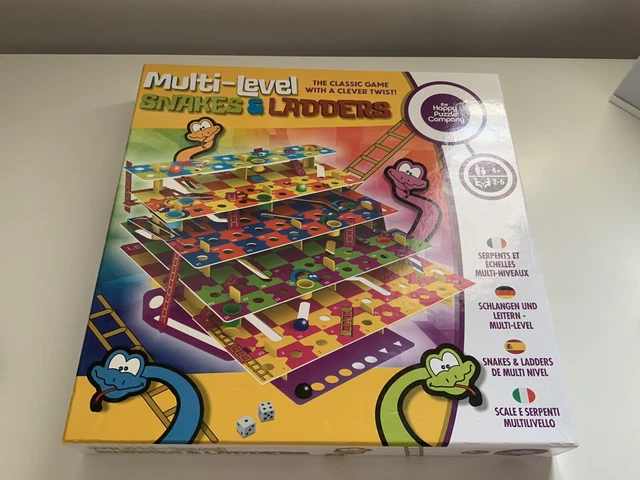 MULTI-LEVEL SNAKES & Ladders The classic game with a clever twist! £15. ...