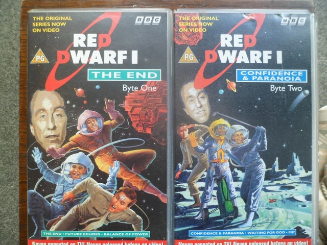 2 X RED Dwarf 1 VHS The End & Confidence and Paranoia £10.00 - PicClick UK