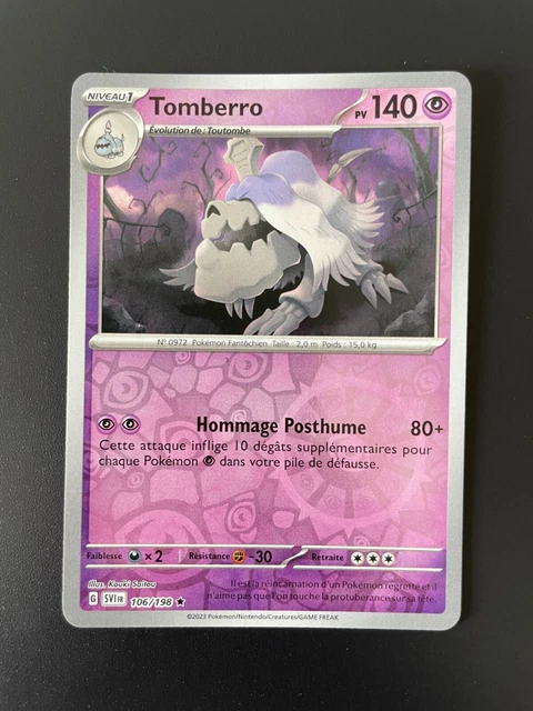 CARTE POKÉMON RARE Reverse Tomberro 106/198 VF NEUF EUR 1,40 - PicClick FR