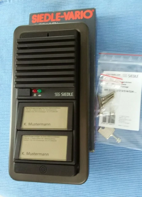SIEDLE TLM 511, TM 511-01, TM 511-02, TM 511-03,, KR 512, MR 512 EUR ...
