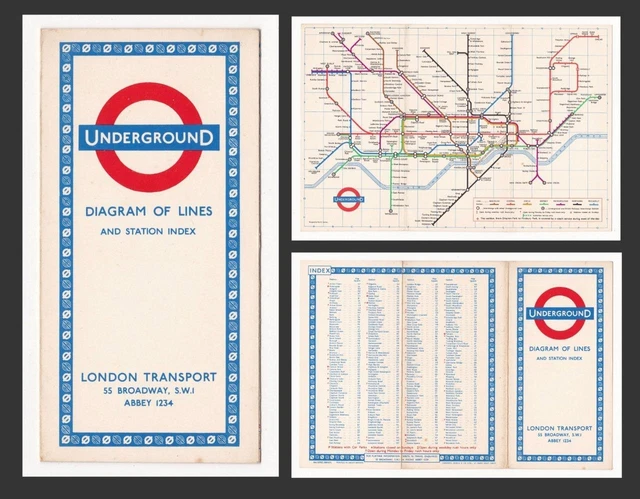 1966 - LONDON UNDERGROUND TUBE MAP, by Paul E Garbutt - Diagram of ...