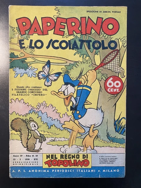 NEL REGNO DI Topolino, Paperino E Lo Scoiattolo (N. 59, 1938 ... NEL REGNO DI Topolino, Paperino E Lo Scoiattolo (N. 59, 1938 ...