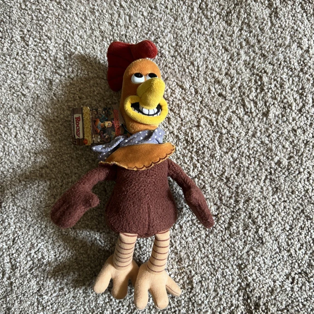 1999 DREAMWORKS CHICKEN Run - Rocky "The Charmer" Plush Toy With Tags £ ...