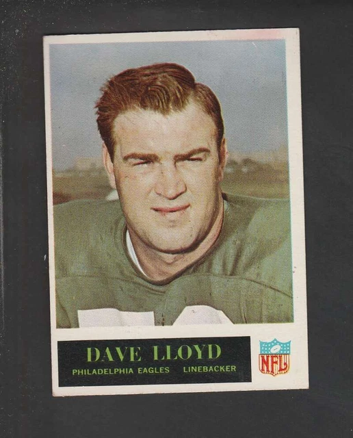 1965 PHILADELPHIA #134 Dave Lloyd EXMT/EXMT+ Eagles 158163 EUR 3,62 ...