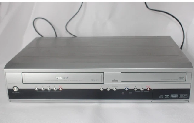 TOSHIBA VHS PLAYER - VHS DVD combo with Remote and scart leads EUR 53 ...
