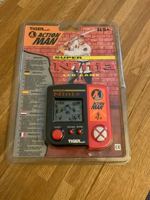 TIGER / HASBRO Action Man Super Ninja LCD Game - Opened -👽👾Retro Gift ...
