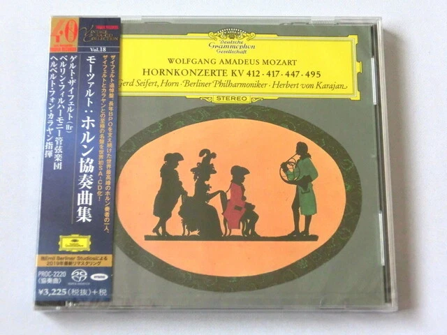 GERD SEIFERT KARAJAN BPO Mozart Hornkonzerte SACD Hybrid TOWER RECORDS JAPAN EUR 55,28 - PicClick DE