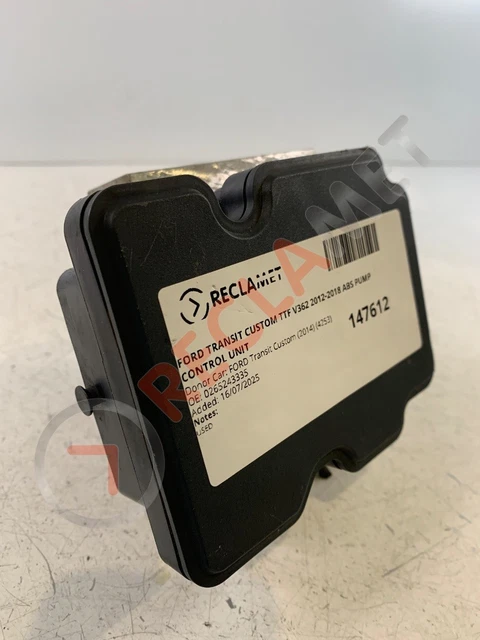 FORD TRANSIT CUSTOM Ttf V362 2012-2018 Abs Pump Control Unit 0265243335 ...