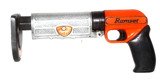 VINTAGE RAMSET J20 Powder Actuated Nail Gun MODEL 122MD *MADE IN ...