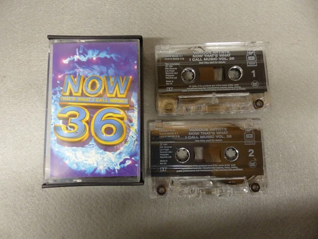 NOW THAT'S WHAT I Call Music - 36 - Double Cassette Tape Album - 1997 ...