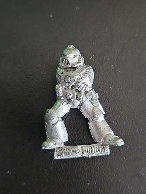 WARHAMMER 40K SPACE Marine Jump Pack Trooper 1 1993 Metal Oop Citadel ...