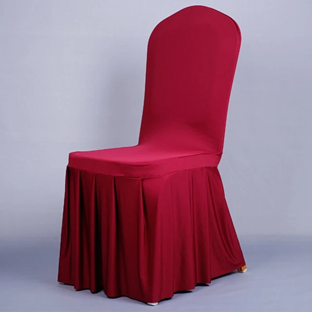 HOUSSE DE CHAISE de banquet style hôtel avec tissu extensible et ...