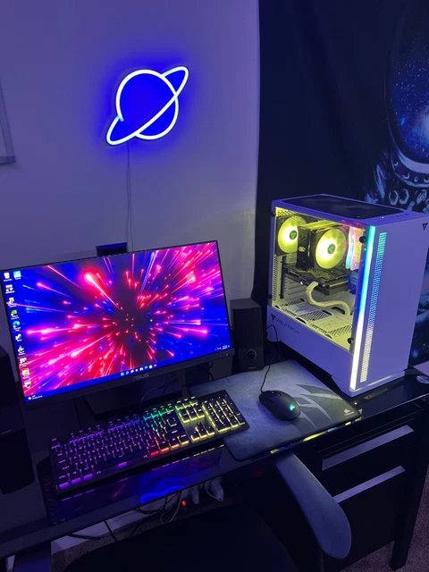 COMPLETE 2022 PC Gaming Setup with Keyboard, Monitor, Mouse ...