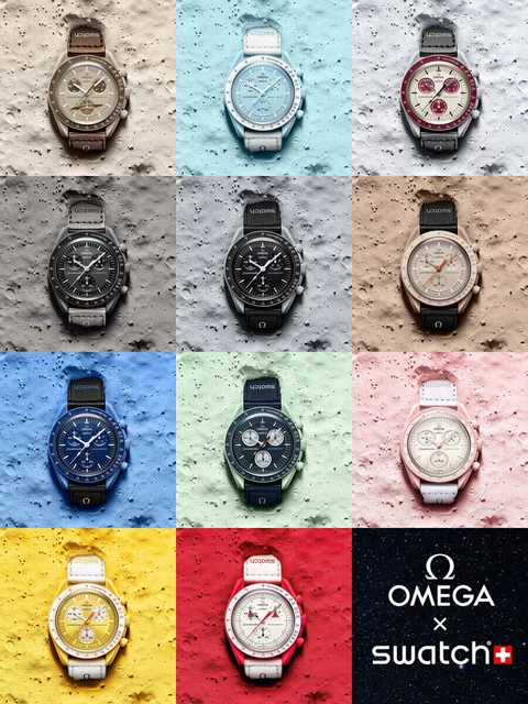 OMEGA X SWATCH Bioceramic MoonSwatch Collection (All Variants) FREE ...