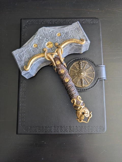 PS5 GOD OF War Ragnarok Rare Promo Mjolnir pen + Notebook $100.00 ...