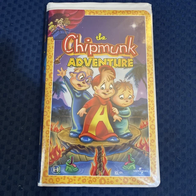 THE CHIPMUNK ADVENTURE VHS Tape Chipmunks Chippettes 1998 Clamshell ...