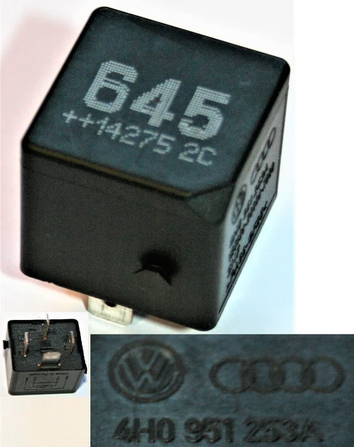 VW MULTI FUNCTION 40A Relay Number 645 4H0951253A £3.99 - PicClick UK