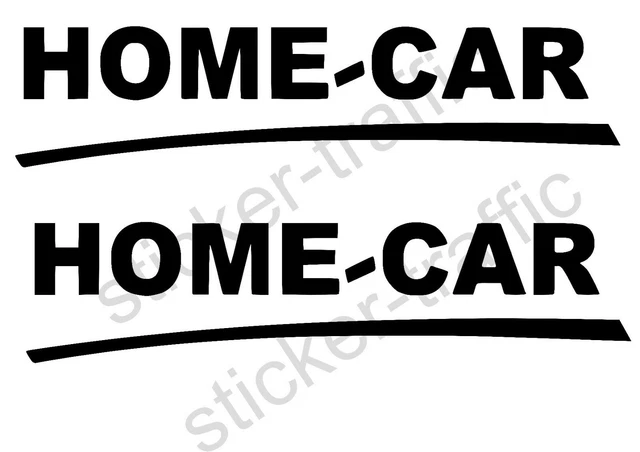 HOME CAR MOTORHOME camper 2x sticker caravan caravan caravan sticker ...