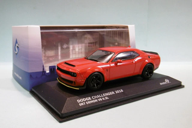 SOLIDO - DODGE CHALLENGER SRT DEMON V8 6.2L 2018 rouge réf. S4310301 ...