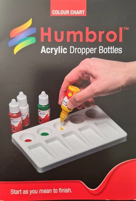 HUMBROL P1159 ACRYLIC Dropper Bottle Colour Chart EUR 2,69 - PicClick FR