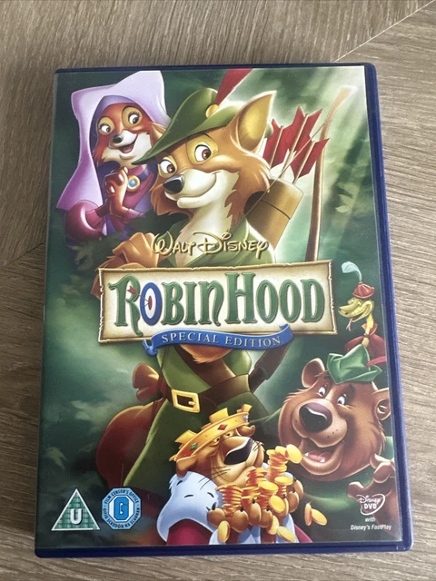 ROBIN HOOD (DVD-2007,1-DISC)(SPECIAL EDITION)R2. DISNEY'S 21ST ANIMATED ...