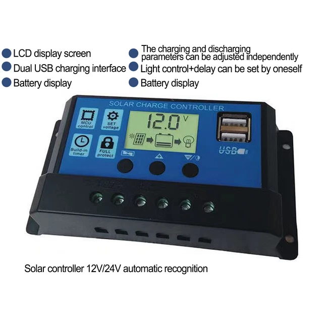 EFFICIENT SOLAR CONTROL Regulator Max PV Input Power of 130W/240W/360W ...