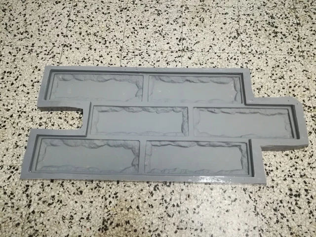 MOULE EN BÉTON matrice briques effet de pierre revêtement de fausse ...