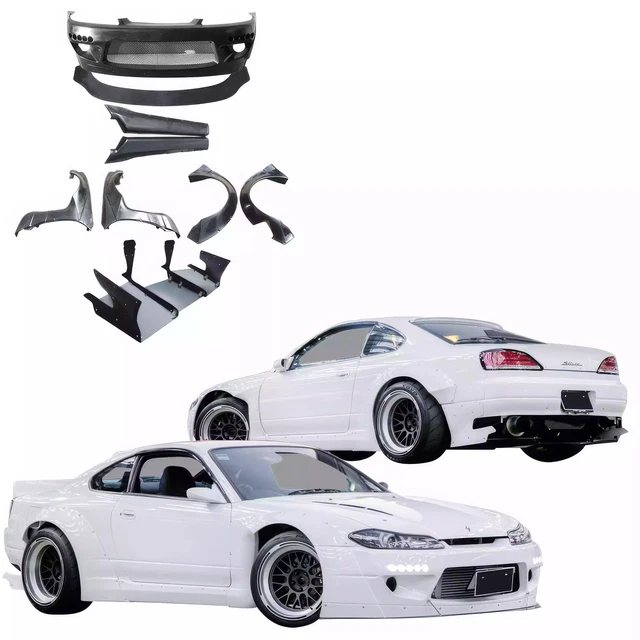 VSAERO FRP TKYO Wide Body Kit S15 for Silvia Nissan 99-02 vsaero_108354 EUR 1.081,49 - PicClick DE