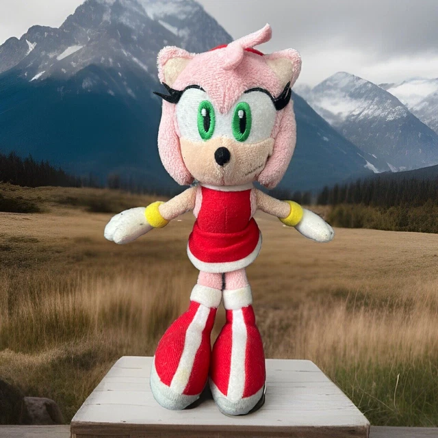 SEGA AMY ROSE Plush Toy S 18cm Rare Sanei Japan with Paper Tag Used £ ...