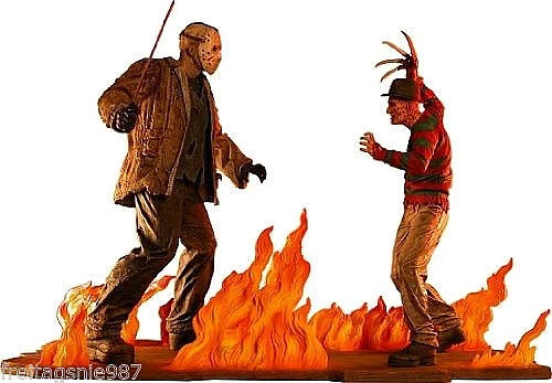 FREDDY VS JASON Resin-Statue 60 x 38cm Ltd 650 By Neca EUR 1.065,72 ...