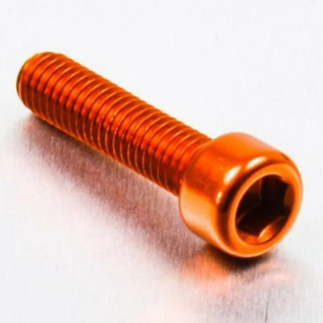 VIS EN ALUMINIUM Pro-Bolt Tête Cylindrique m6 X (1.00mm) X 25mm Orange EUR 2,70 - PicClick FR