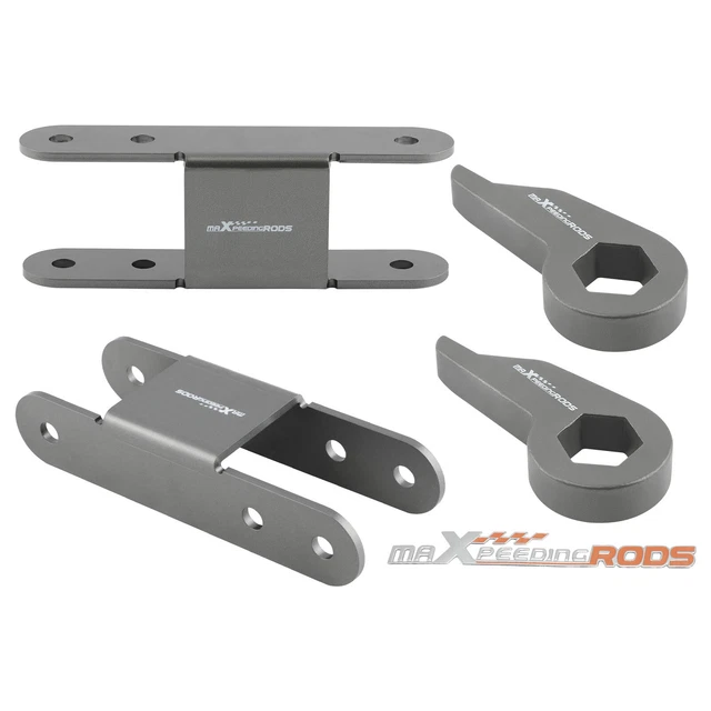 LIFT KIT FRONT Torsion Keys + Shackles Rear for Chevy S10 GMC S15 Kit ...